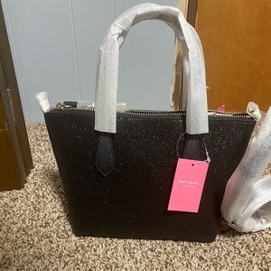 kate spade Bags | Sew Be It Hailey Purse Black White | Poshmark